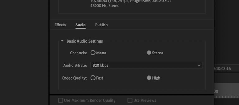 Premiere Pro: How to Export the Audio File Only - Editino