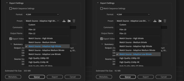 How to Compress a Video in Premiere Pro - Editino
